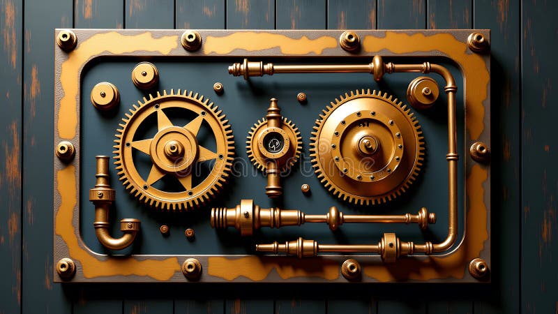 Steampunk Control Panel Stock Illustrations – 127 Steampunk Control ...
