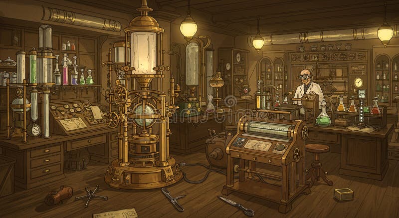 Inspired Laboratory Setting Stock Illustrations – 155 Inspired ...