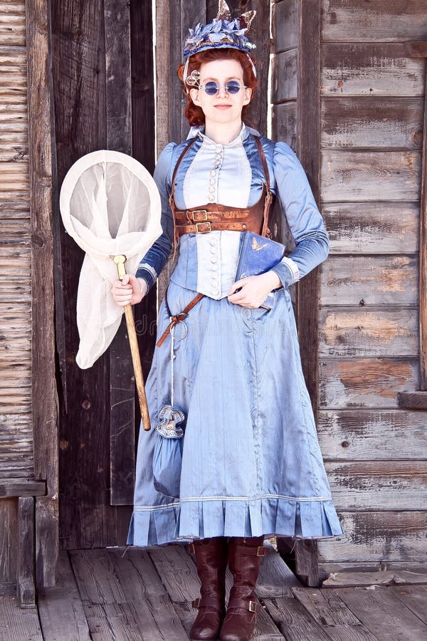 Steampunk Lepidopterist editorial stock photo. Image of event - 20250633