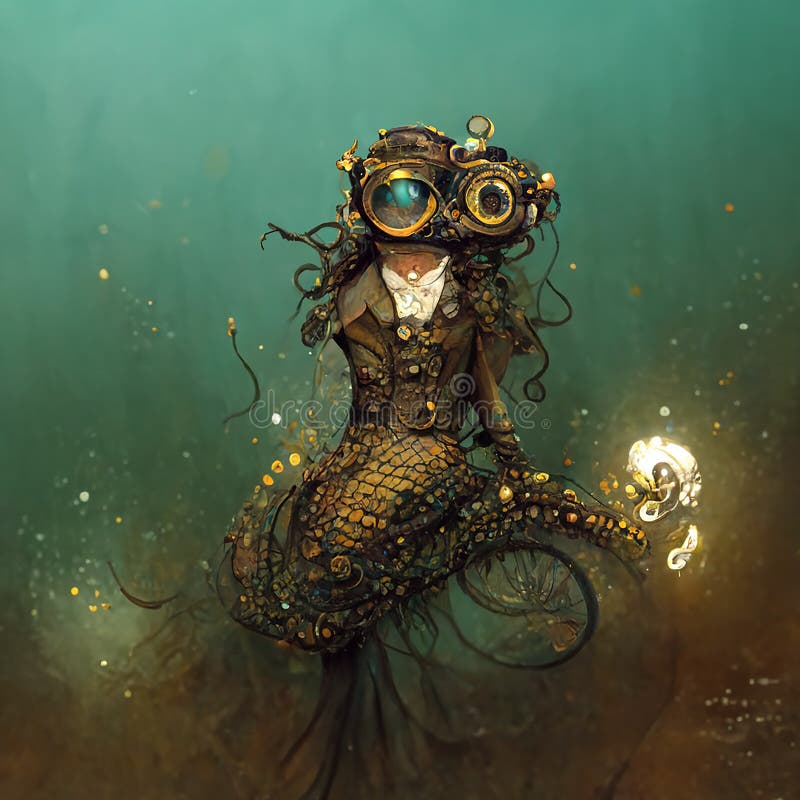 Steampunk Underwater Stock Illustrations – 346 Steampunk Underwater ...