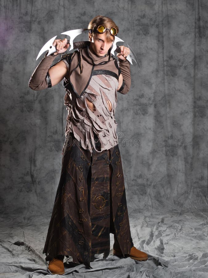 Steampunk or Post-apocalyptic Style Character, with an Unusual Cold ...