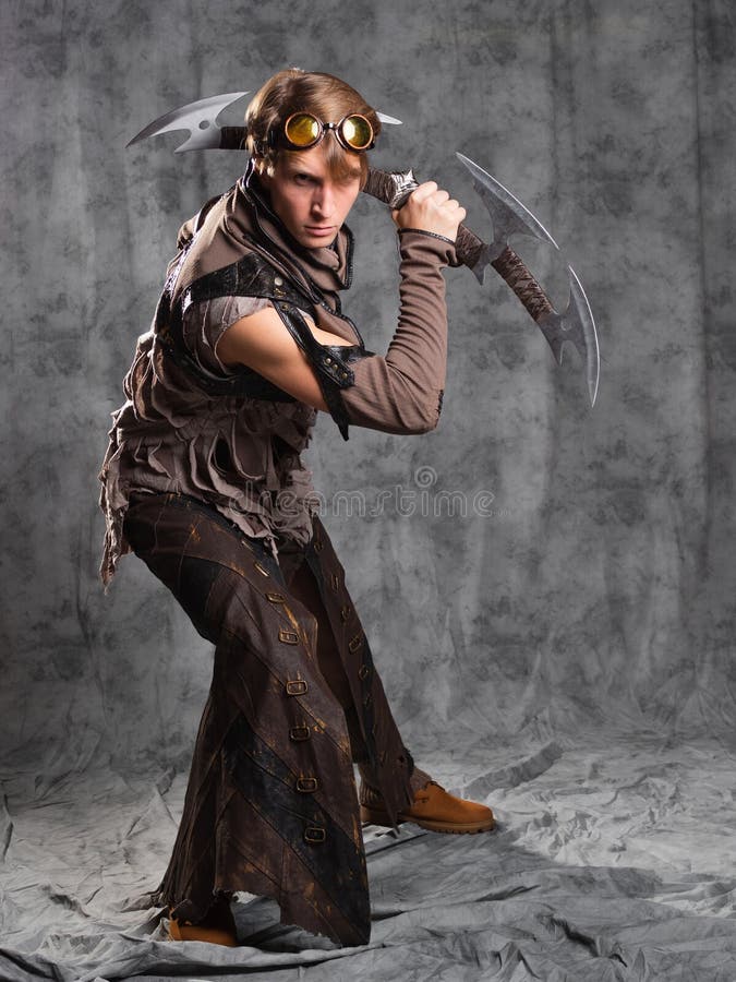 Steampunk or Post-apocalyptic Style Character, with an Unusual Cold ...