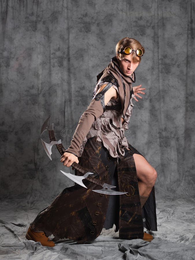 Steampunk or Post-apocalyptic Style Character, with an Unusual Cold ...