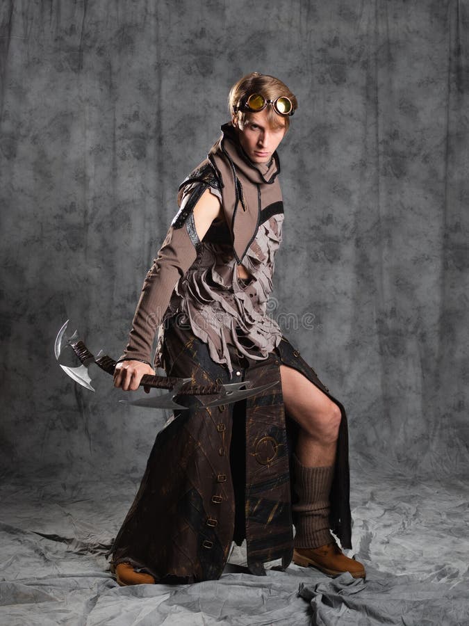 Steampunk or Post-apocalyptic Style Character, with an Unusual Cold ...