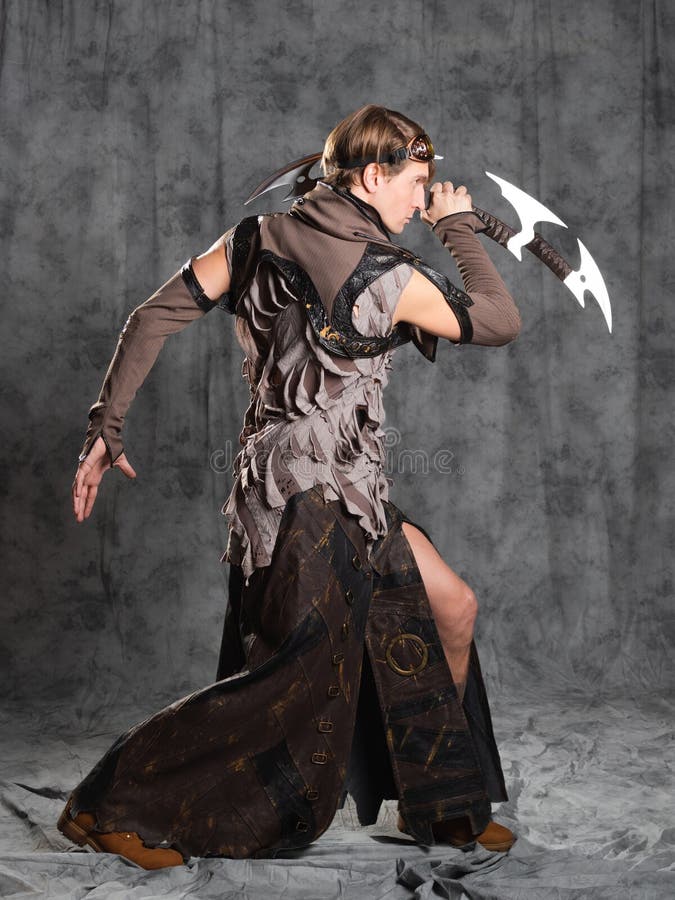 Steampunk or Post-apocalyptic Style Character, with an Unusual Cold ...