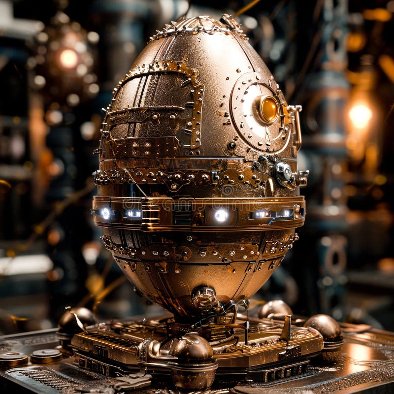 Steampunk Spheric Device stock image. Image of gears - 307446435