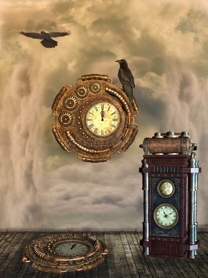 Steampunk style stock illustration. Illustration of path - 50316890