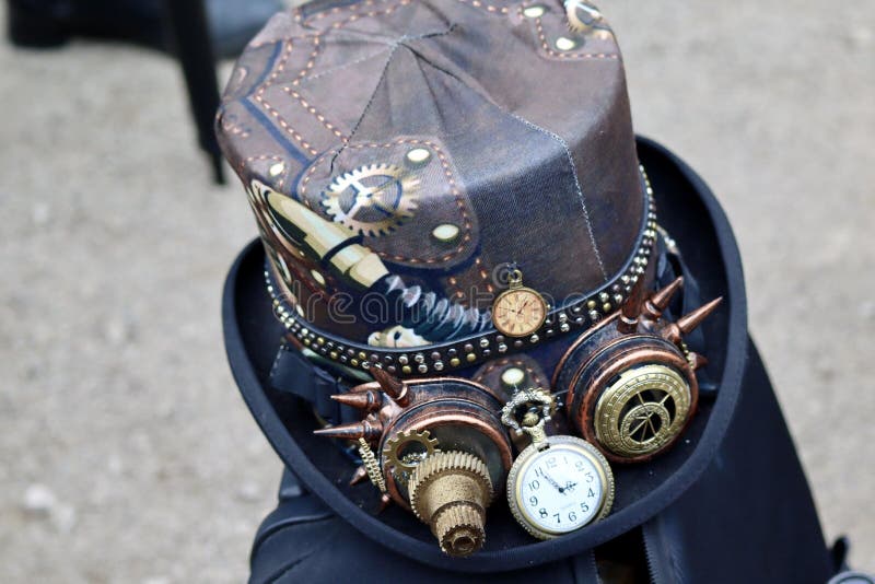 Steampunk style hat stock photo. Image of expressive - 260946150