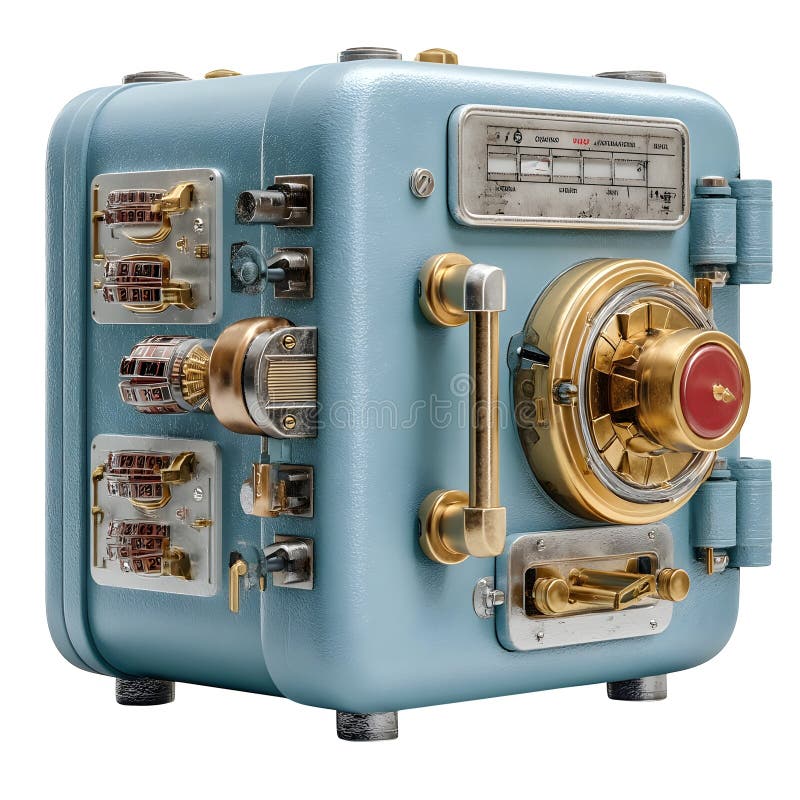 A Steampunk Styled Safe with Combination Locks and a Complex Locking ...