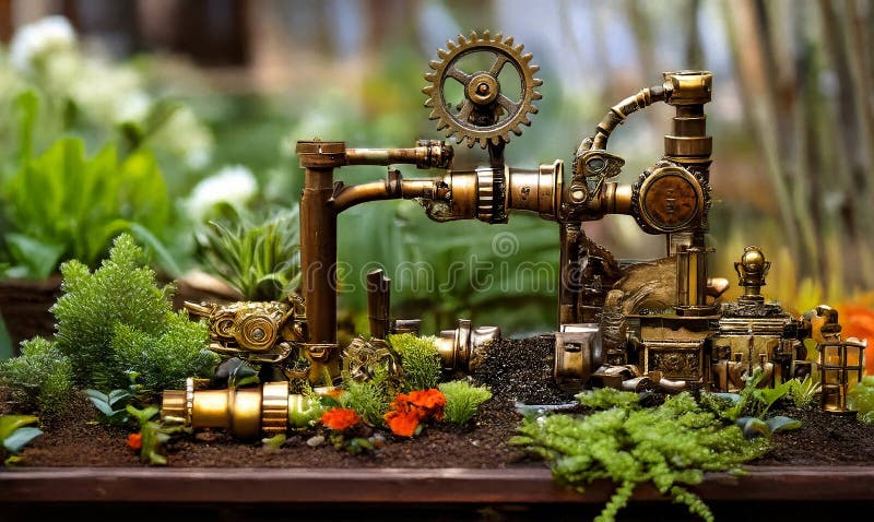 Steampunk Terrarium Stock Illustrations – 17 Steampunk Terrarium Stock ...