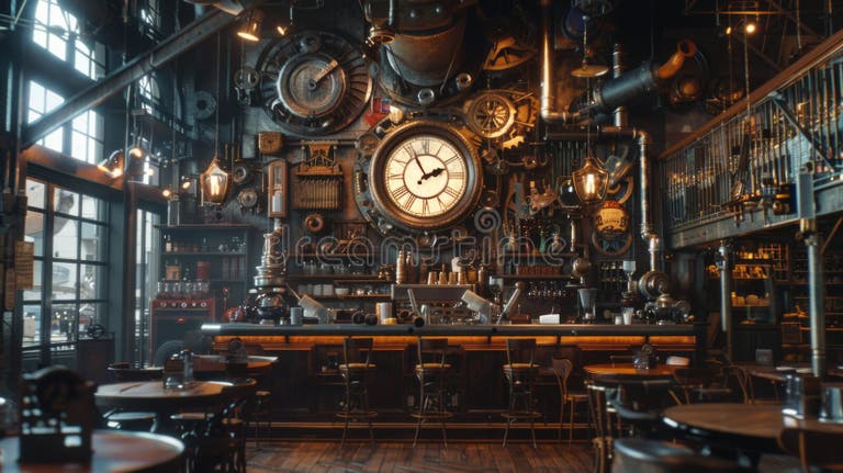 Steampunk Bar Stock Illustrations – 440 Steampunk Bar Stock ...