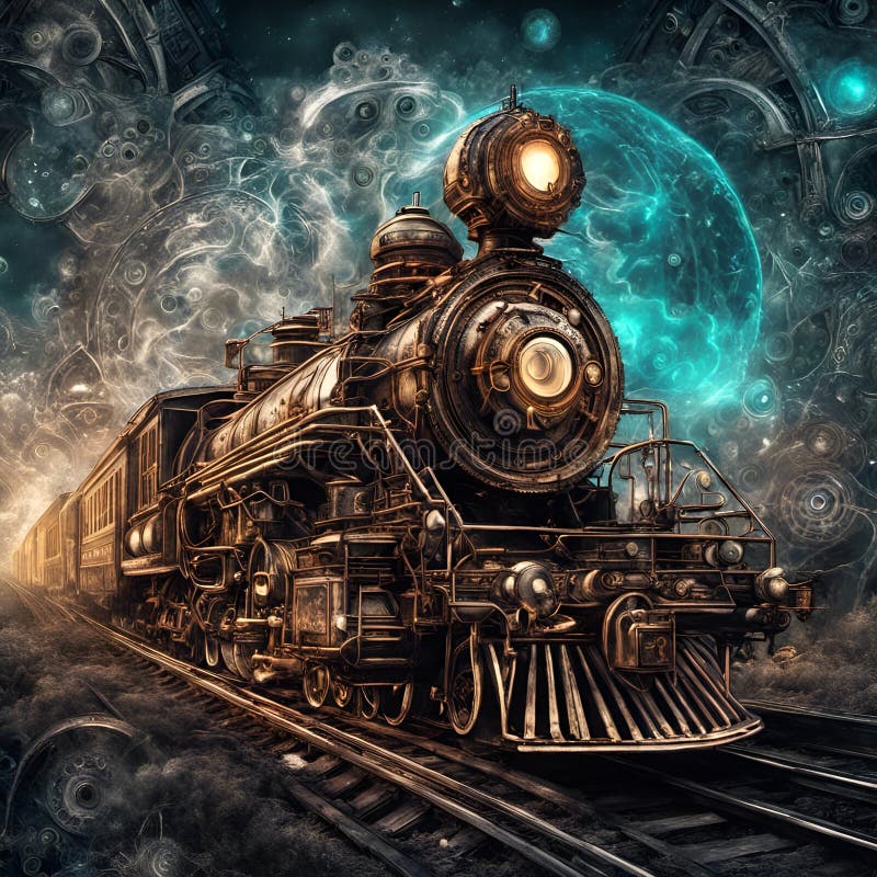 Train Steampunk Stock Illustrations – 488 Train Steampunk Stock ...