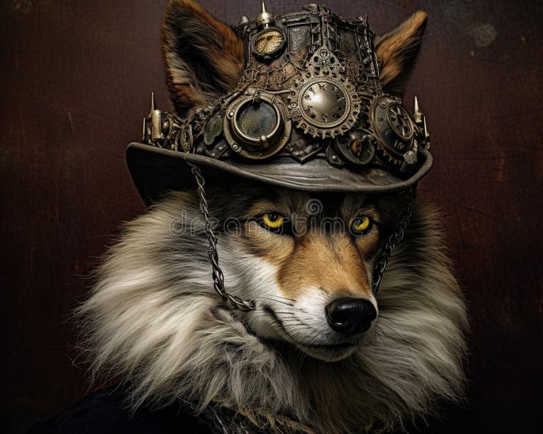 Steampunk Wolf Stock Illustrations – 98 Steampunk Wolf Stock ...