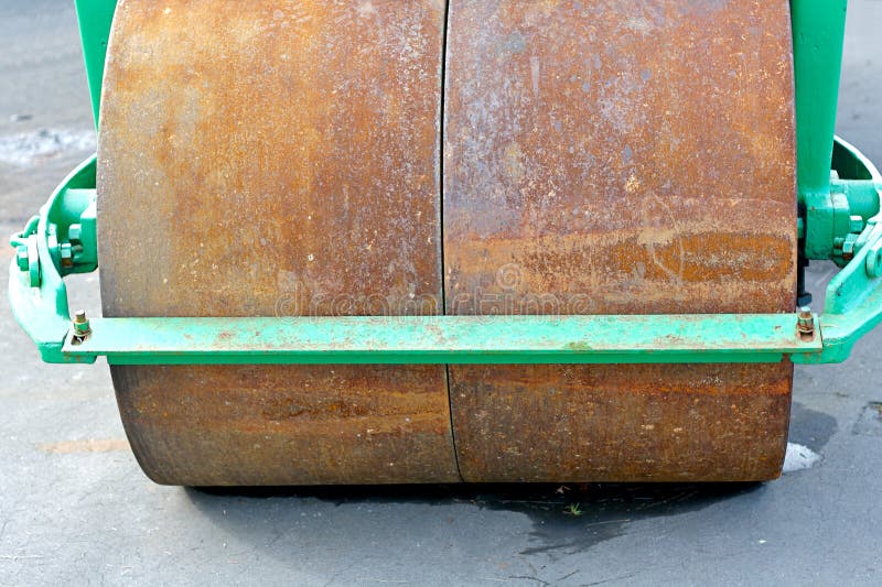 Steamroller stock image. Image of heavy, roller, industrial - 3277669
