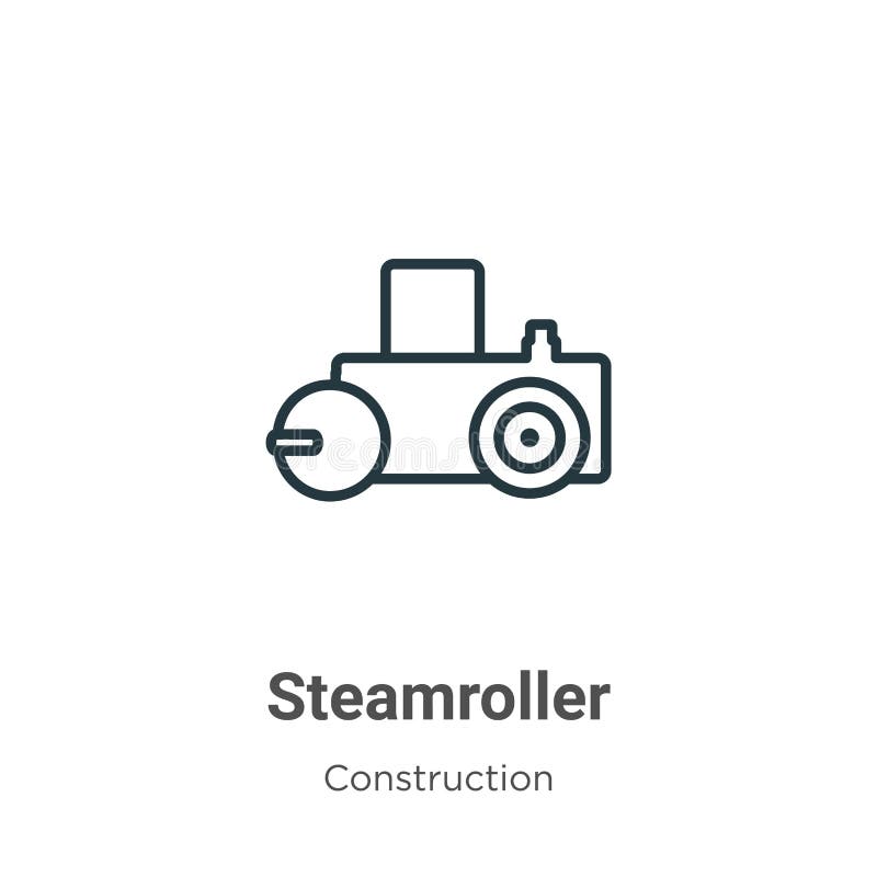Steamroller Vector Stock Illustrations – 815 Steamroller Vector Stock ...