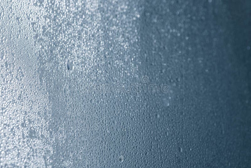 Steamy Window Glass Background Macro Selective Focus Stock Photo ...