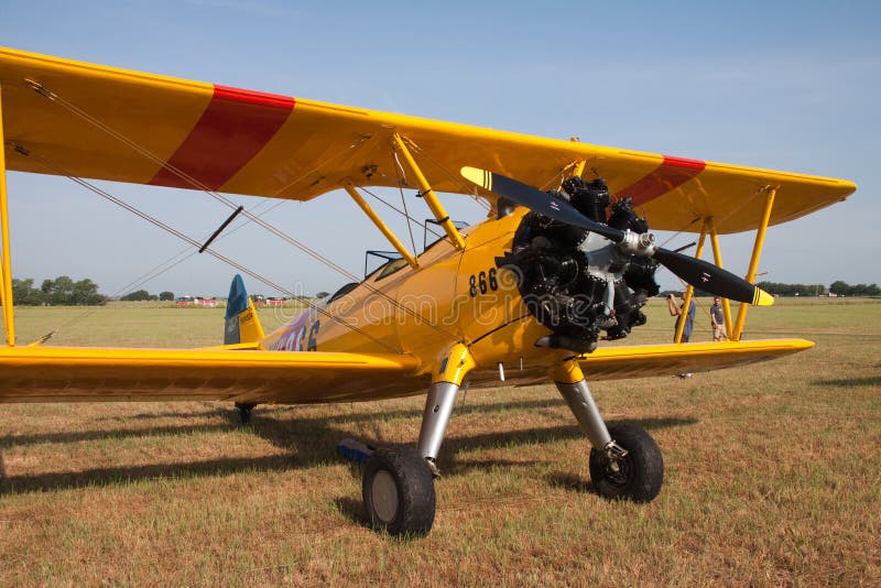 Stearman Model 75 at Will Rogers-Wiley Post Fly-in Editorial Photo ...