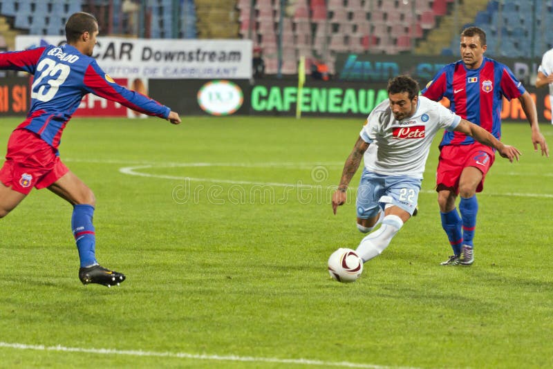 FC Steaua Boekarest - CFR Cluj Redactionele Foto - Image of ventilators ...