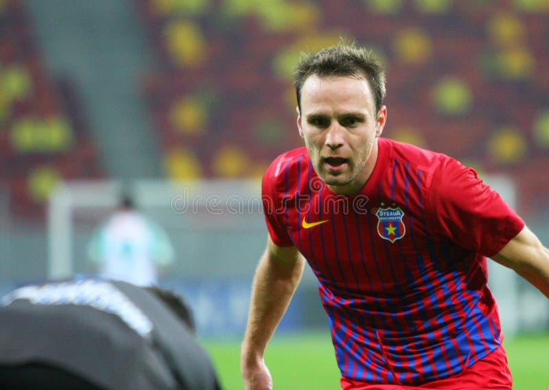 Novak Martinovic - Steaua Bucharest Reaction Editorial Stock Photo ...