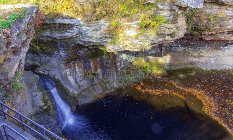 Stebelton Park at Rock Mill in Autumn, Lancaster, Ohio Stock Image ...