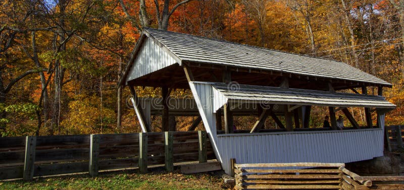 Stebelton Park at Rock Mill in Autumn, Lancaster, Ohio Stock Photo ...