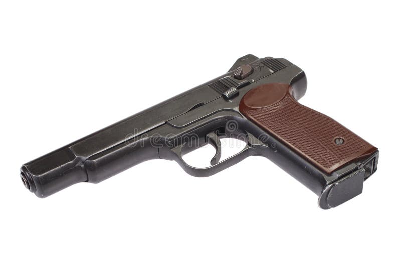 Stechkin Automatic Pistol APS Stock Photo - Image of crime, magazine ...