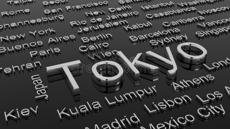 Steden van de wereld stock illustratie. Illustration of zaken - 29596717