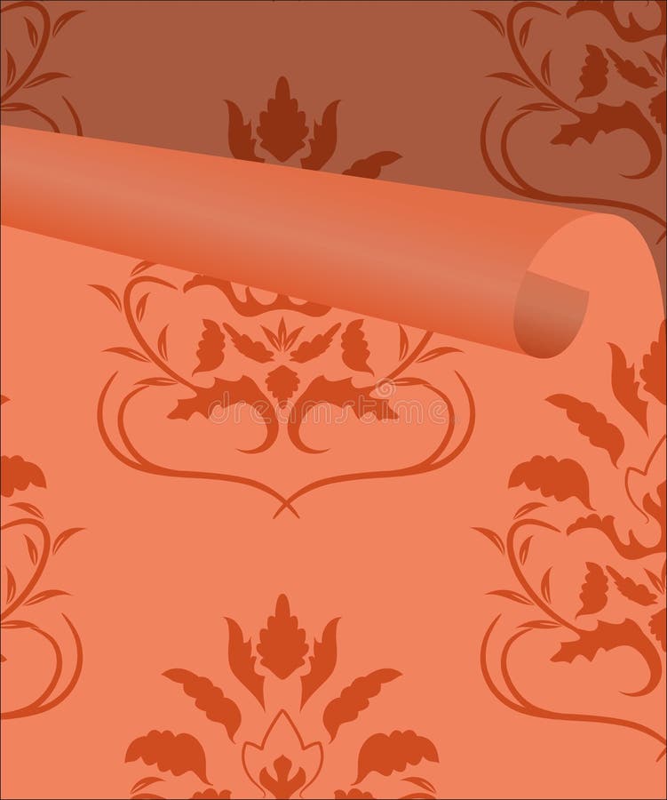 Steekproef Van Een Stof Met Tekening Vector Illustratie - Illustration ...