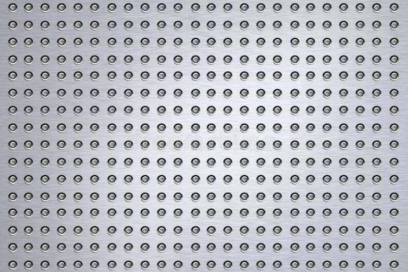 Chrome rivets stock illustration. Illustration of iron - 254484