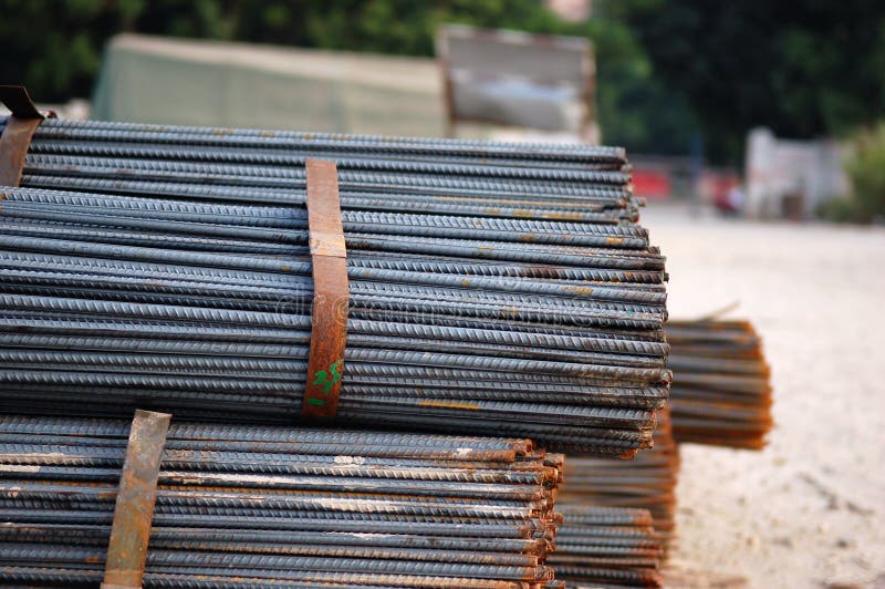 Cold steel stock image. Image of parallel, pile, industrial - 158543