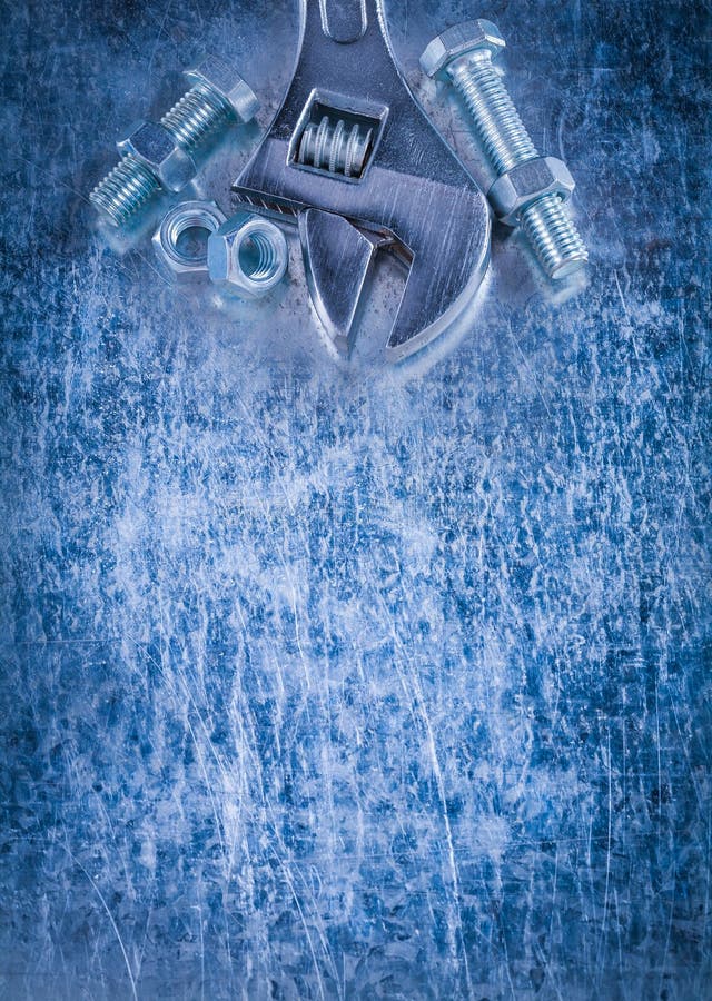 Steel Adjustable Spanner Bolt Washer Threaded Screw-nut and Scre Stock ...