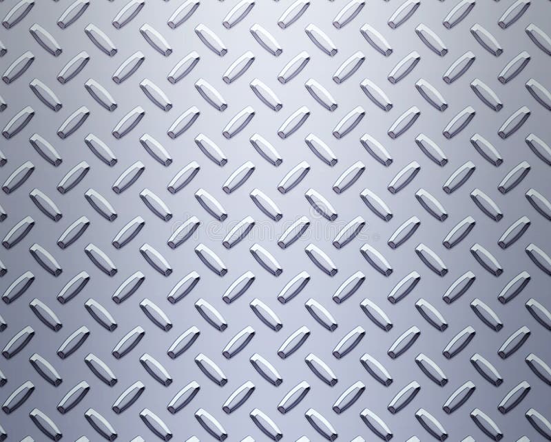 Seamless Diamond Plate Texture Stock Illustration - Illustration of ...