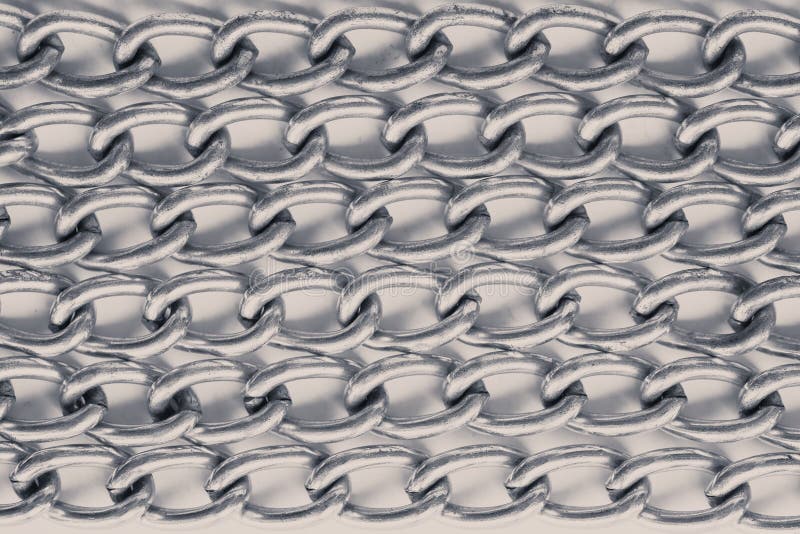 Steel Animal Chain Pattern Texture. Stock Photo - Image of chain ...