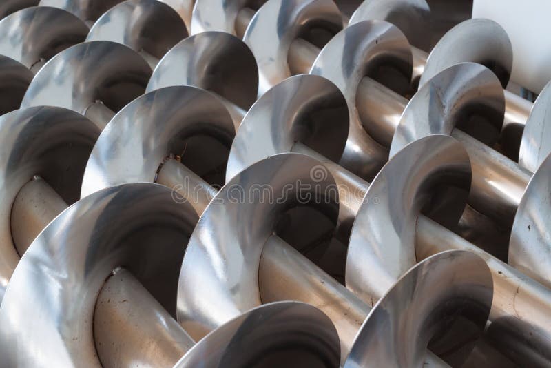 Steel augers . stock image. Image of drilling, manufacturing - 56188917