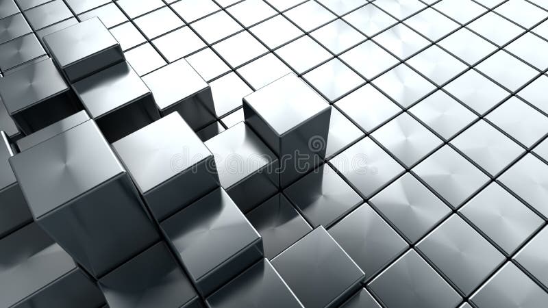 Steel blocks stock illustration. Illustration of group - 33963223