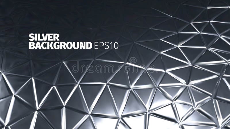 Steel Background. Vector Silver Banner. Iron Strong Backdrop Stock ...