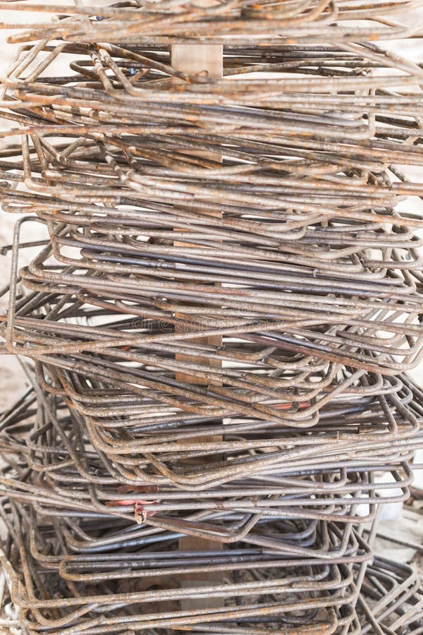 Steel bar stock photo. Image of equipment, rebar, link - 87957142