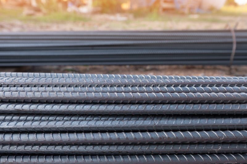 Steel Bar Rebar Reinforcement Stock Image - Image of rebars, house ...