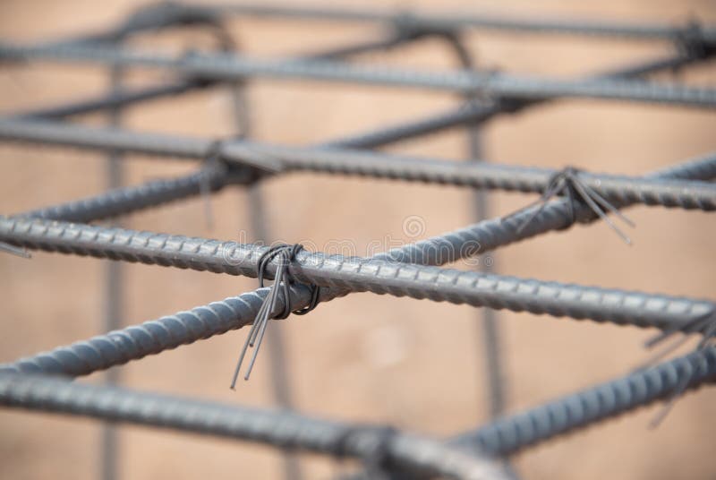 Steel Bar Rebar Reinforcement Stock Image - Image of house, battens ...