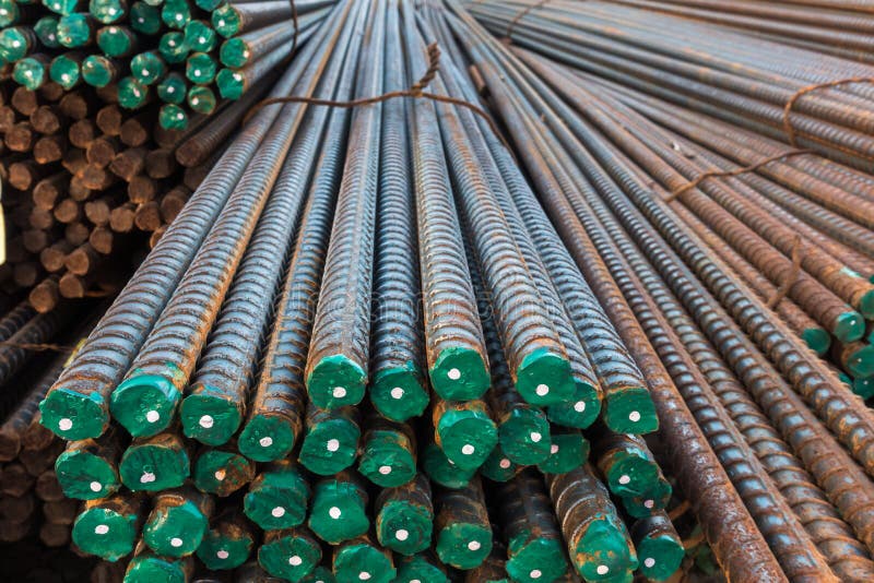 Steel bar stock photo. Image of abstract, metal, pole - 78468054