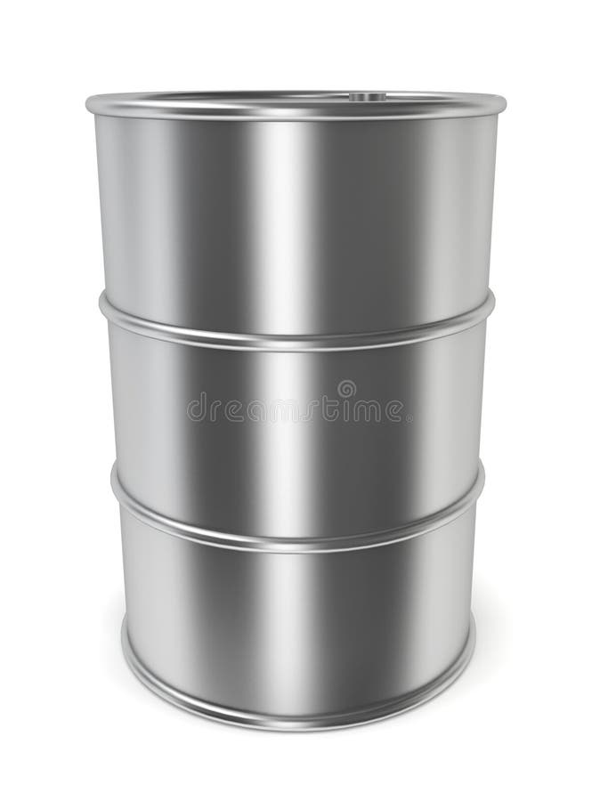 Metal barrel isolated stock illustration. Illustration of factory ...