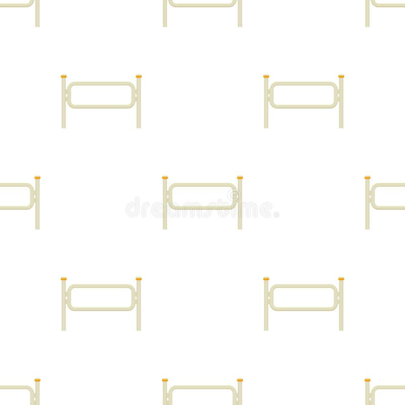 Steel Barrier Pattern Seamless Vector Stock Vector - Illustration of ...