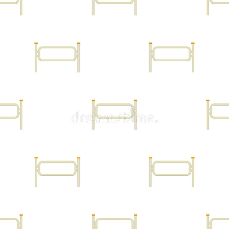 Steel Barrier Pattern Seamless Vector Stock Vector - Illustration of ...