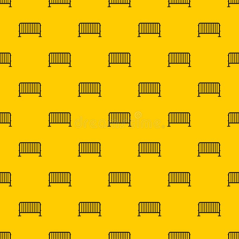 Steel Barrier Pattern Vector Stock Vector - Illustration of entrance ...