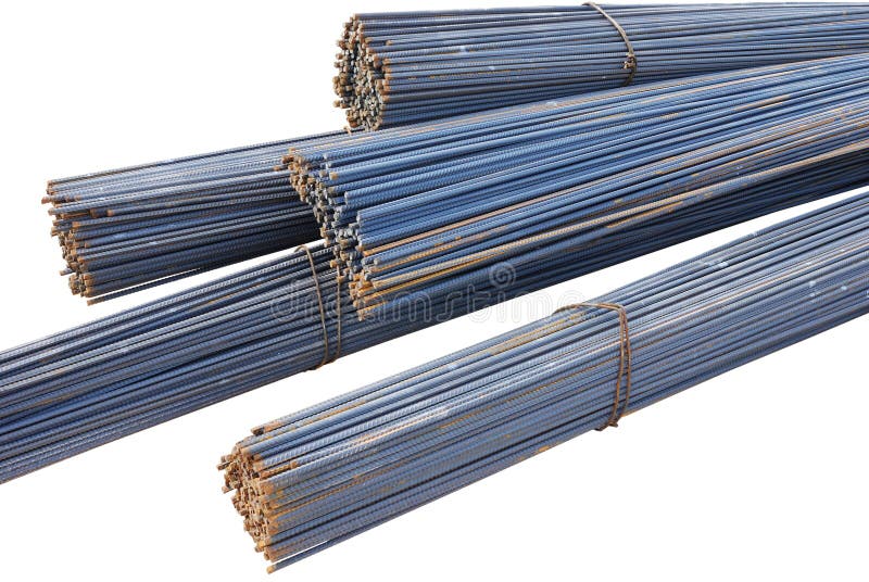 Steel bars stock image. Image of construction, metal - 26062669