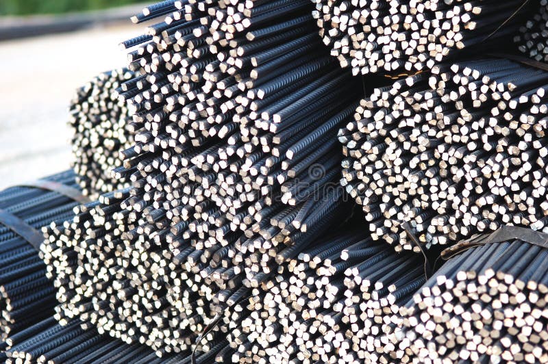 Interlocking steel beams stock image. Image of metal - 10673069