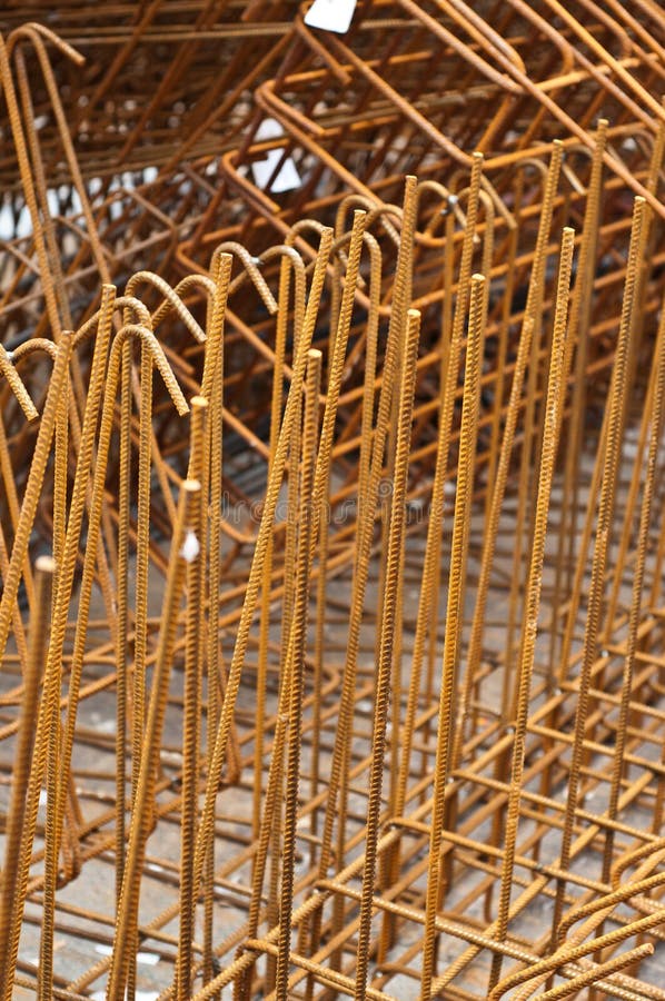 Steel bars metal stock image. Image of building, material - 42924545