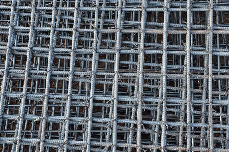 Steel Bars Reinforcement on Construction Site Stock Photo - Image of ...