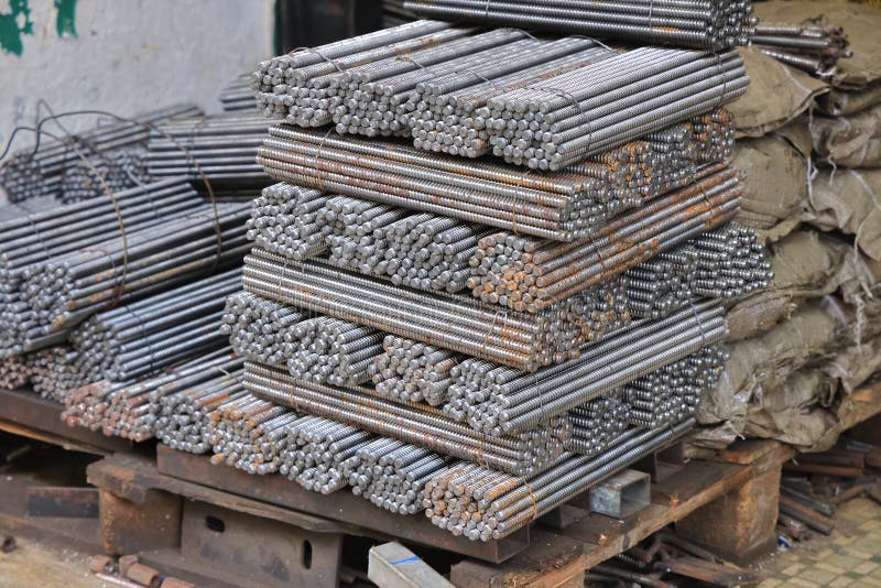 The Steel Bars Texture at the Factory Editorial Photo - Image of hierro ...