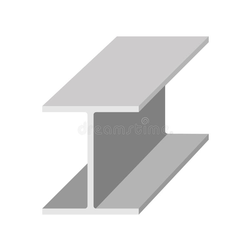 Steel beam stock illustration. Illustration of iron, factory - 83649227